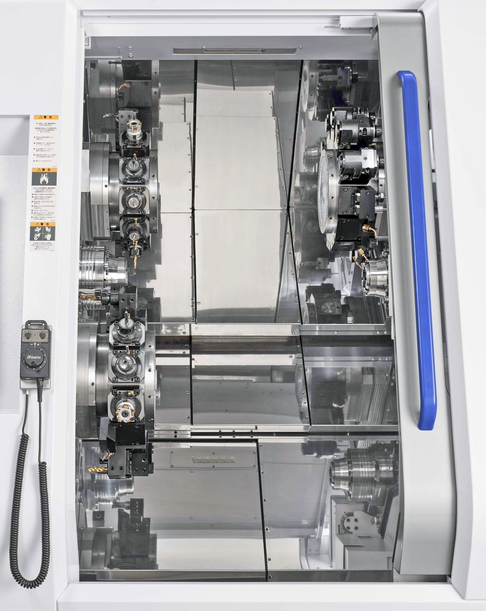 Triple-turret, 80 mm bar capacity lathe for complex turn-milling - Citizen Machinery | Citizen ...